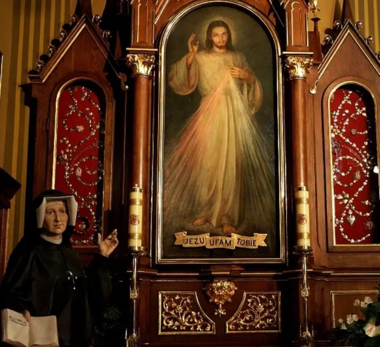 Oración a Santa Faustina: Virgen de la Misericordia