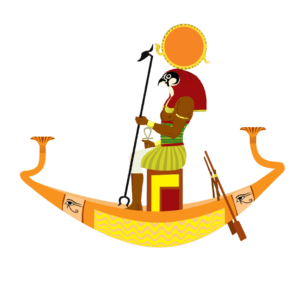 Dios Ra, egipcio del cielo, del sol y del origen de la vida